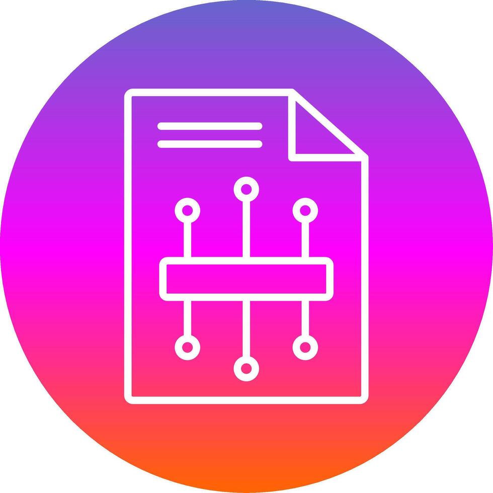 Workflow Line Gradient Circle Icon 43738214 Vector Art at Vecteezy