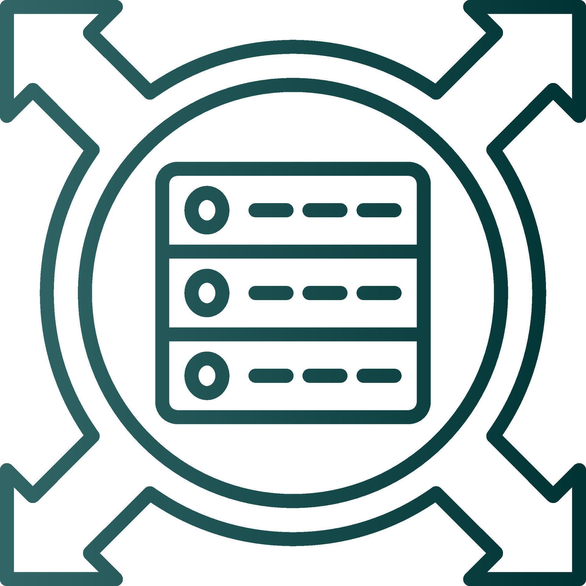 Data Driven Line Gradient Icon 43741375 Vector Art at Vecteezy