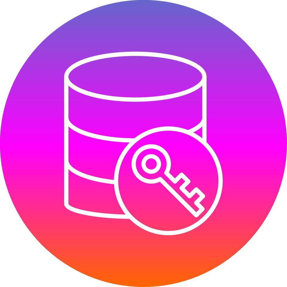 Database Encryption Line Gradient Circle Icon 43742481 Vector Art at Vecteezy