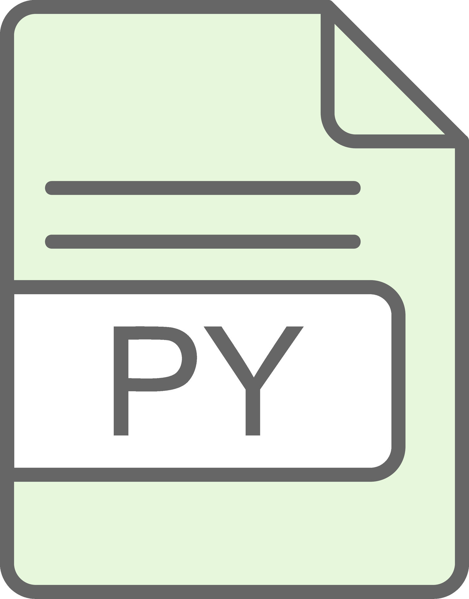 py archivo formato relleno icono diseño 43745041 Vector en Vecteezy