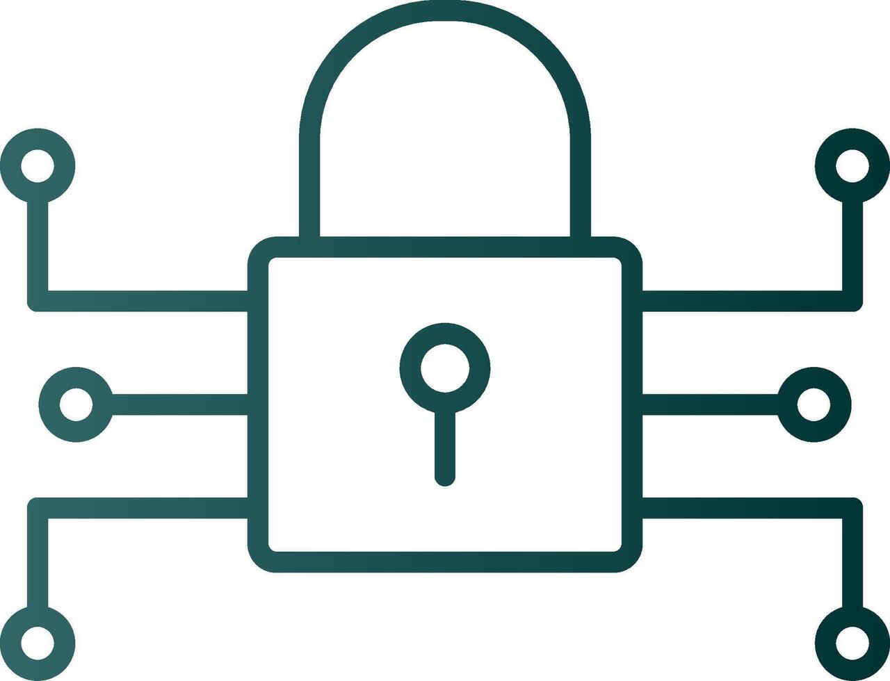 Encryption Line Gradient Icon 43745613 Vector Art at Vecteezy