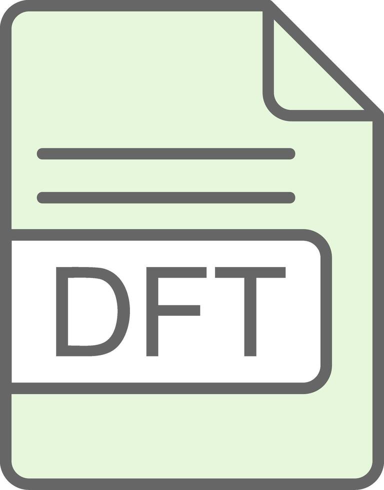 DFT File Format Fillay Icon Design 43747500 Vector Art at Vecteezy