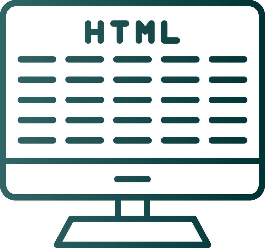 Web Development Line Gradient Icon 43748844 Vector Art at Vecteezy