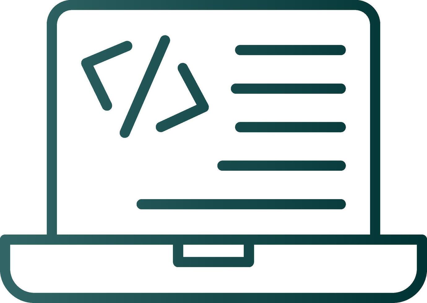 Programming Line Gradient Icon 43750246 Vector Art at Vecteezy