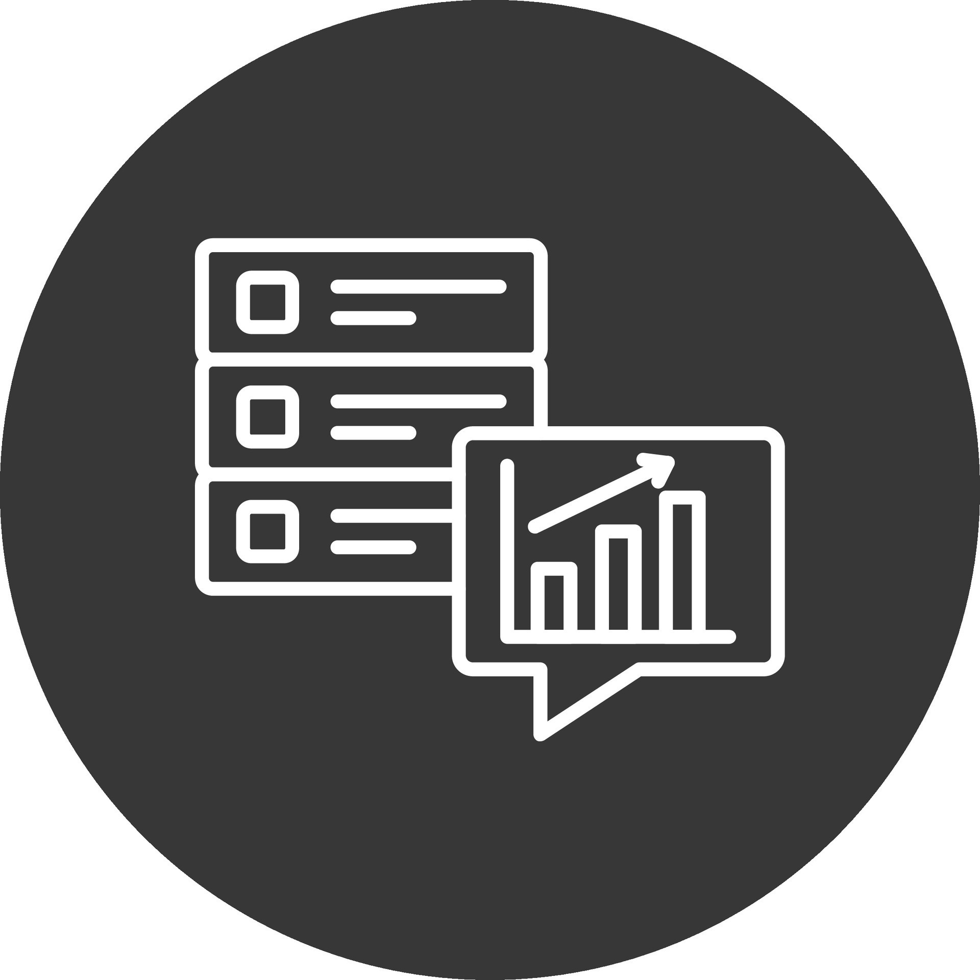 Data Analytics Line Inverted Icon Design 43754412 Vector Art At Vecteezy