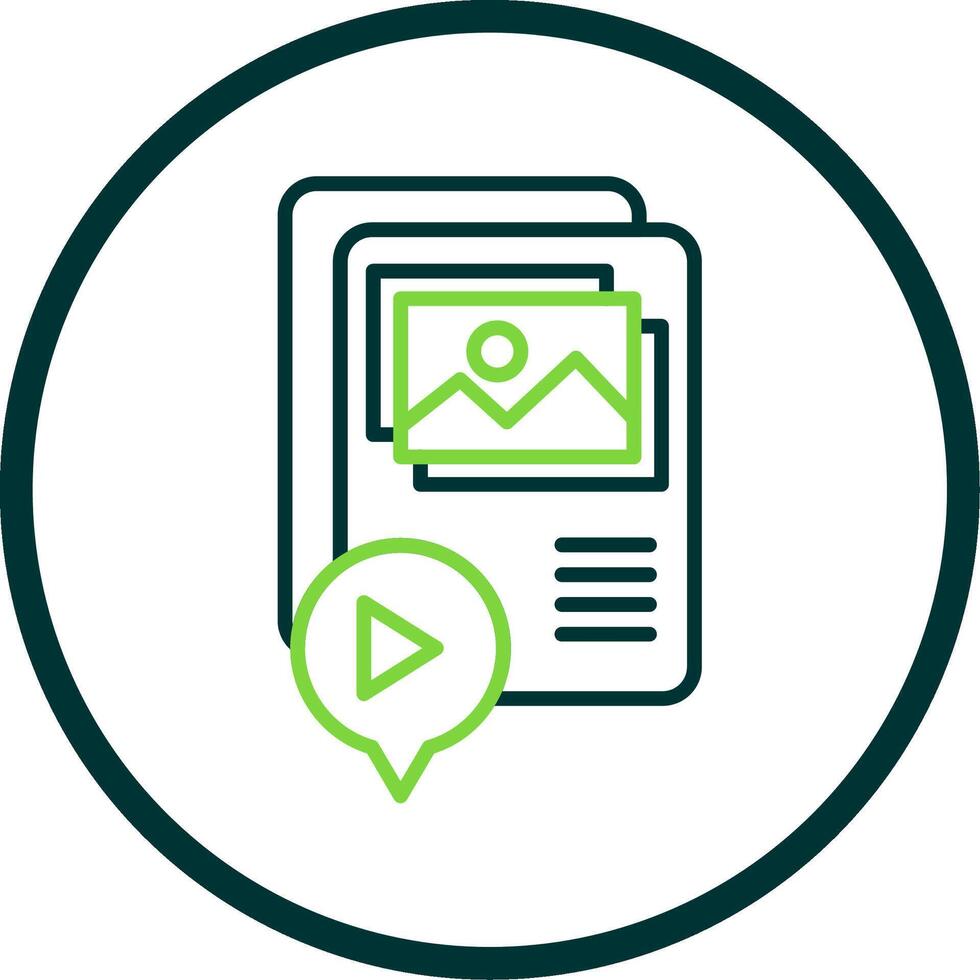 Unstructured Data Line Circle Icon Design 43756982 Vector Art at Vecteezy