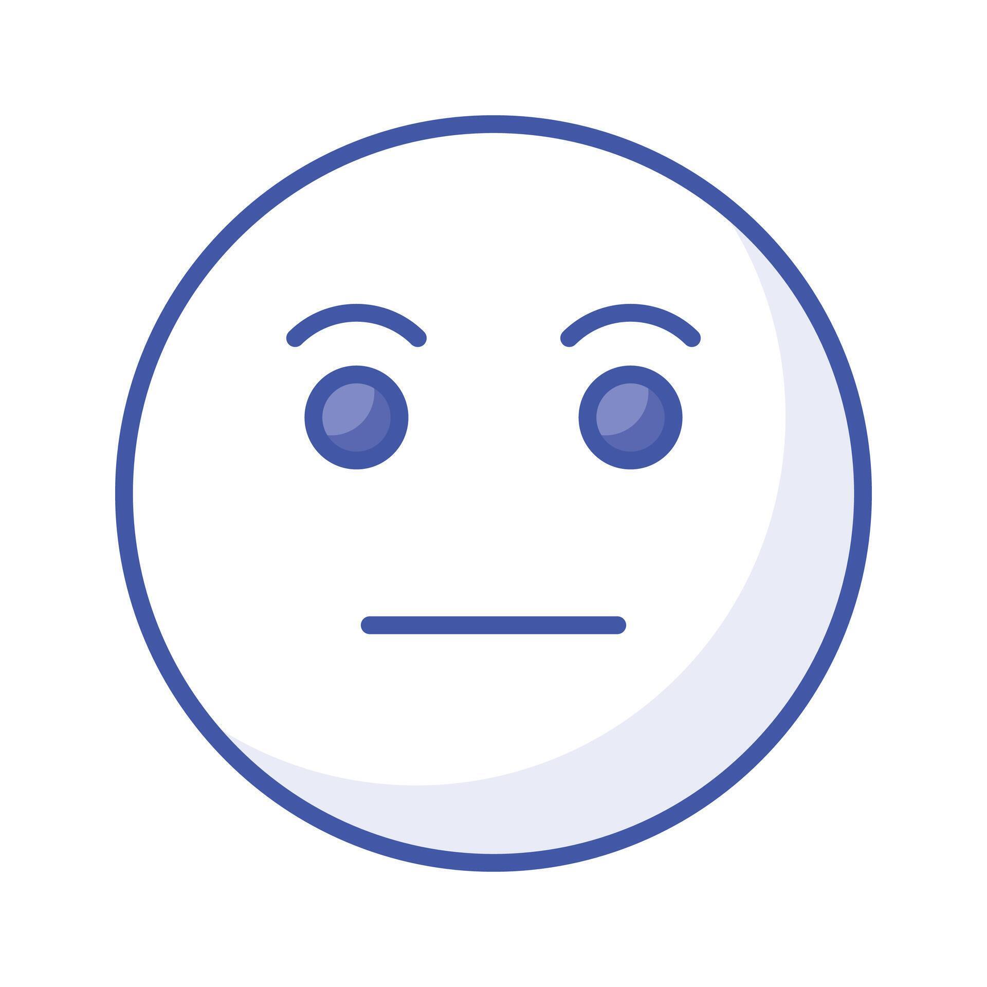 Grab this amazing icon of indifferent emoji, customizable flat 43765699 ...