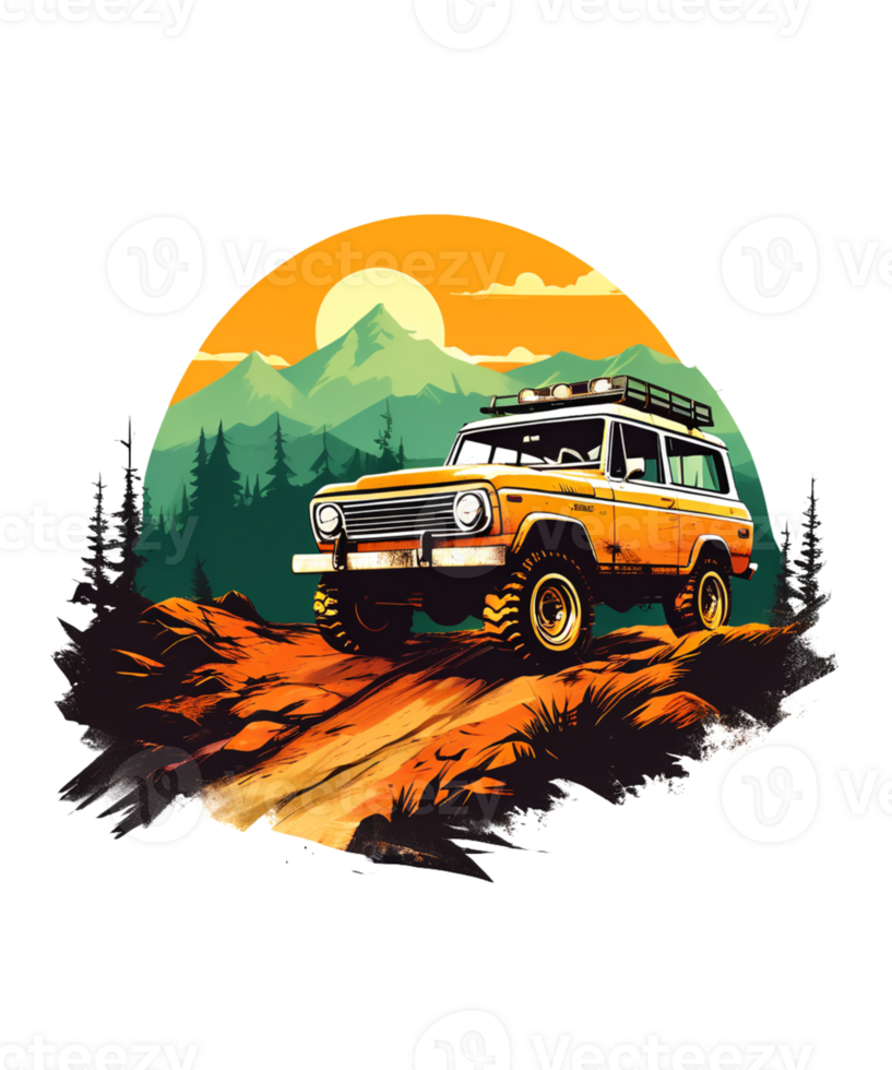 Off Road Car Illustration 43771434 Png