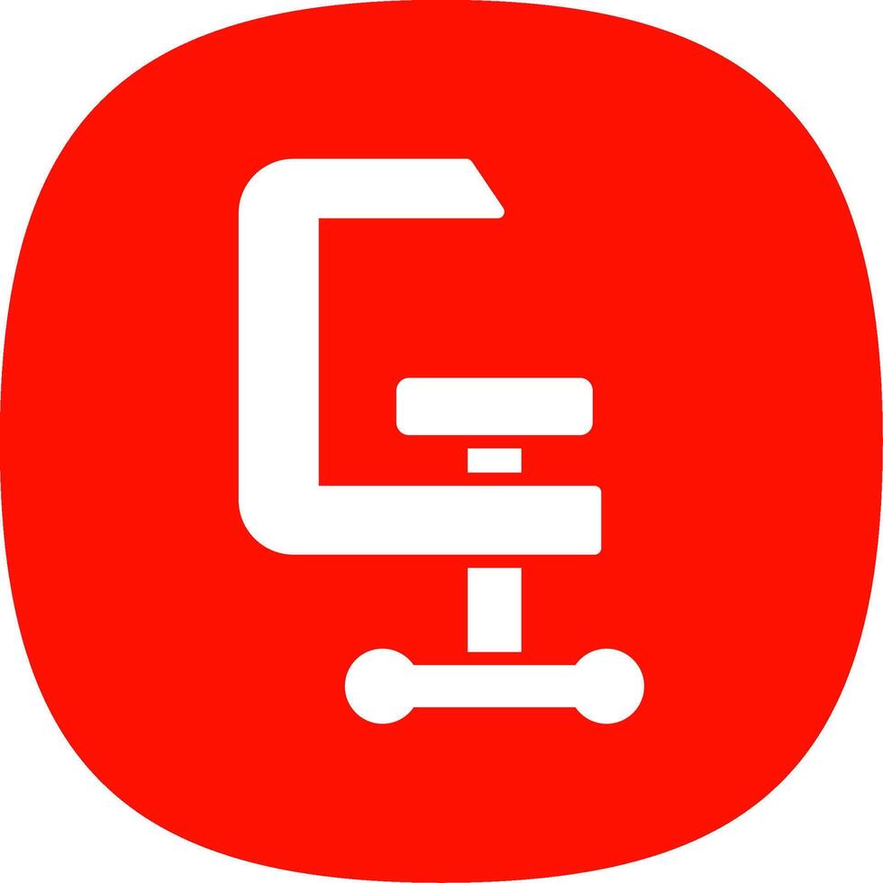 Clamp Glyph Curve Icon Design 43783272 Vector Art At Vecteezy