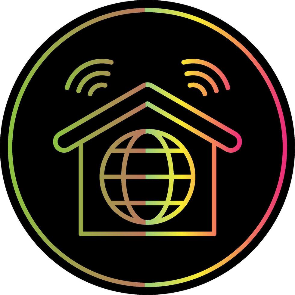 Internet Connection Line Gradient Due Color Icon Design 43783778 Vector Art At Vecteezy