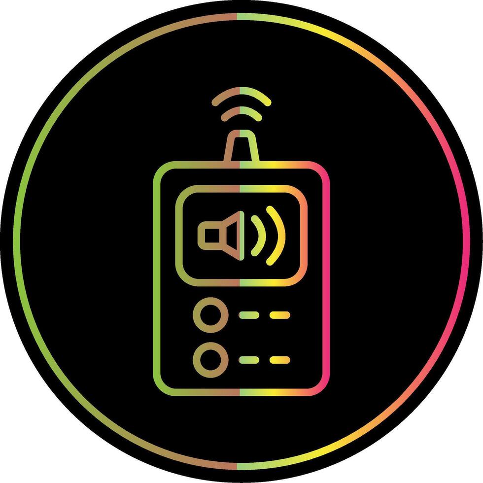 Recorder Line Gradient Due Color Icon Design 43796976 Vector Art At