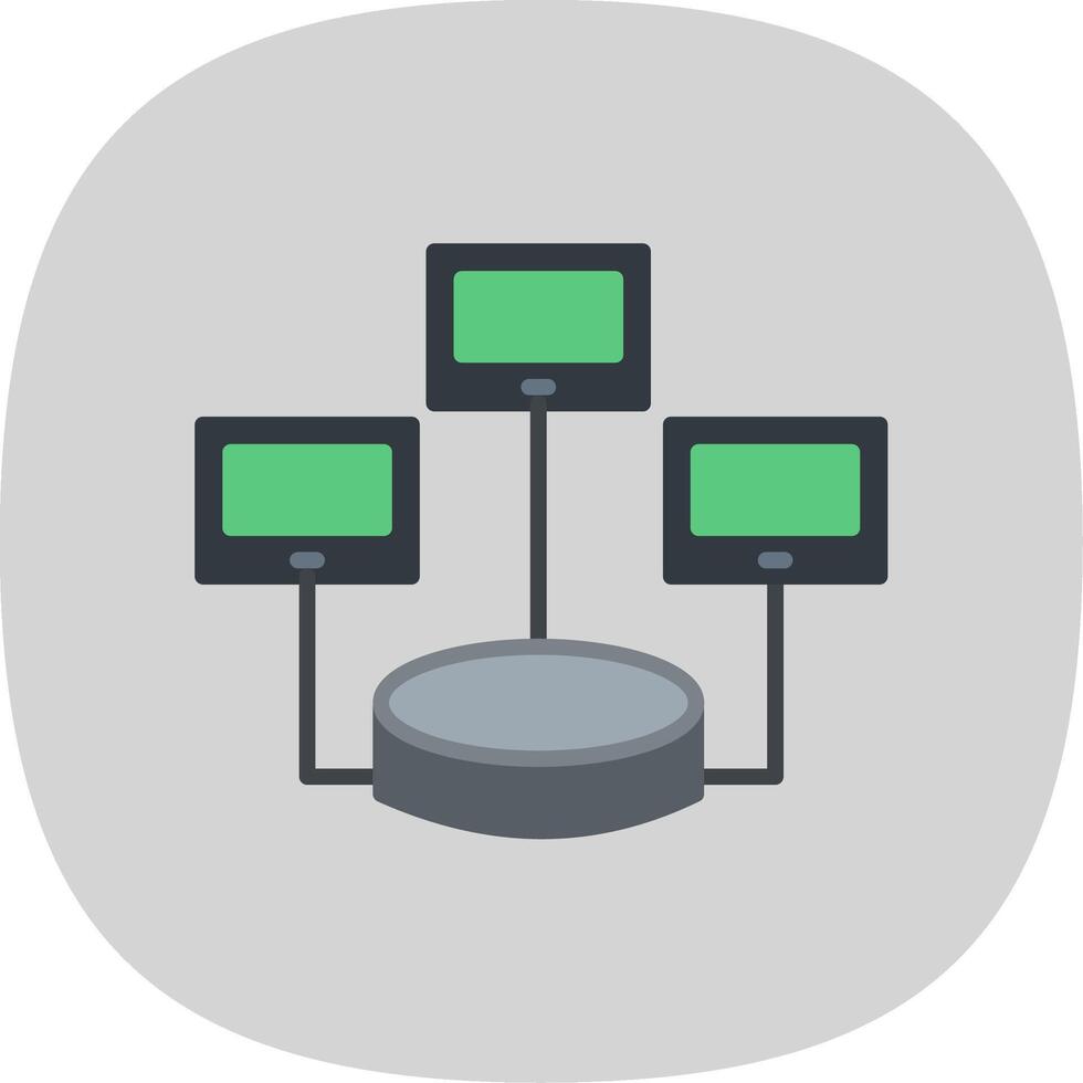 Distributed Database Flat Curve Icon Design 43802025 Vector Art at Vecteezy