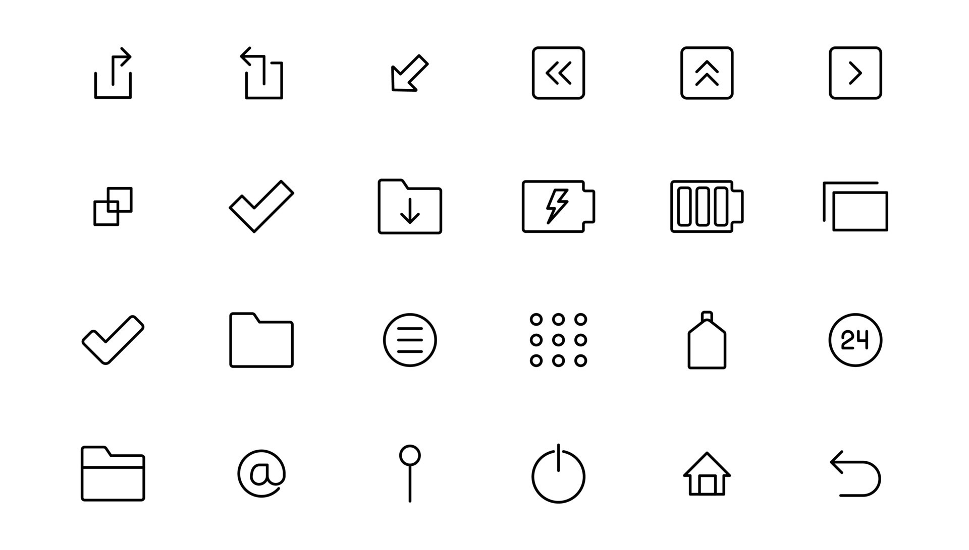 Ui Ux Icon Set Web And Mobile User Interface Icon Set Collectionoutline Icon 43806428 Vector