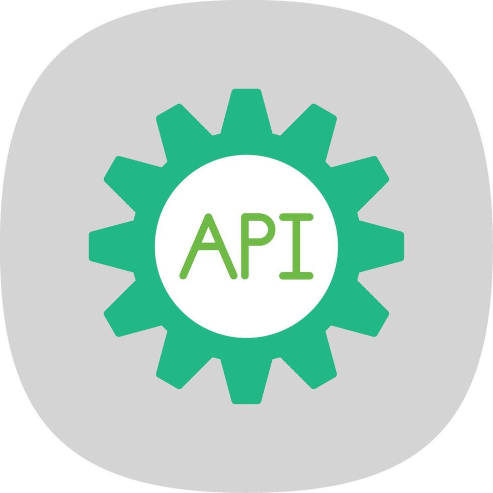 Api Flat Curve Icon Design 43810232 Vector Art at Vecteezy