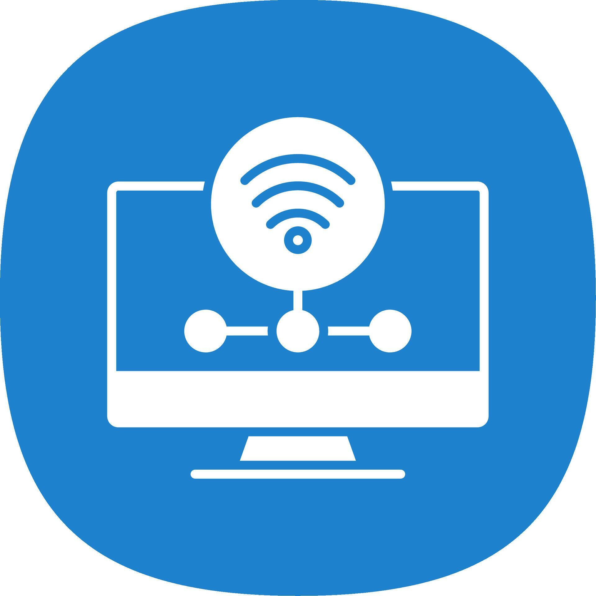 Wifi Server Glyph Curve Icon Design 43813967 Vector Art at Vecteezy