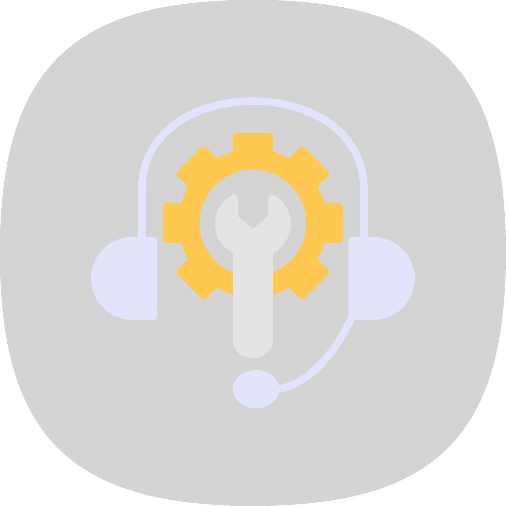 Tech Support Flat Curve Icon Design 43815340 Vector Art at Vecteezy