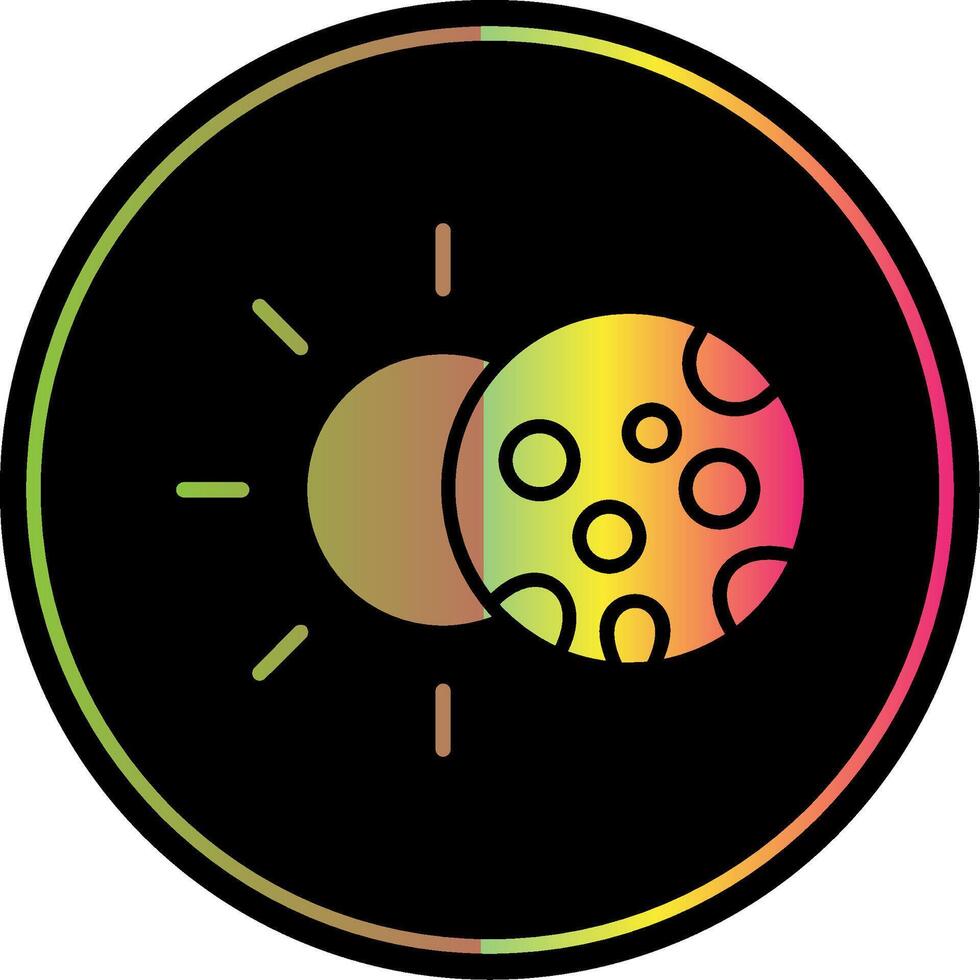 Eclipse Glyph Due Color Icon Design 43821615 Vector Art at Vecteezy