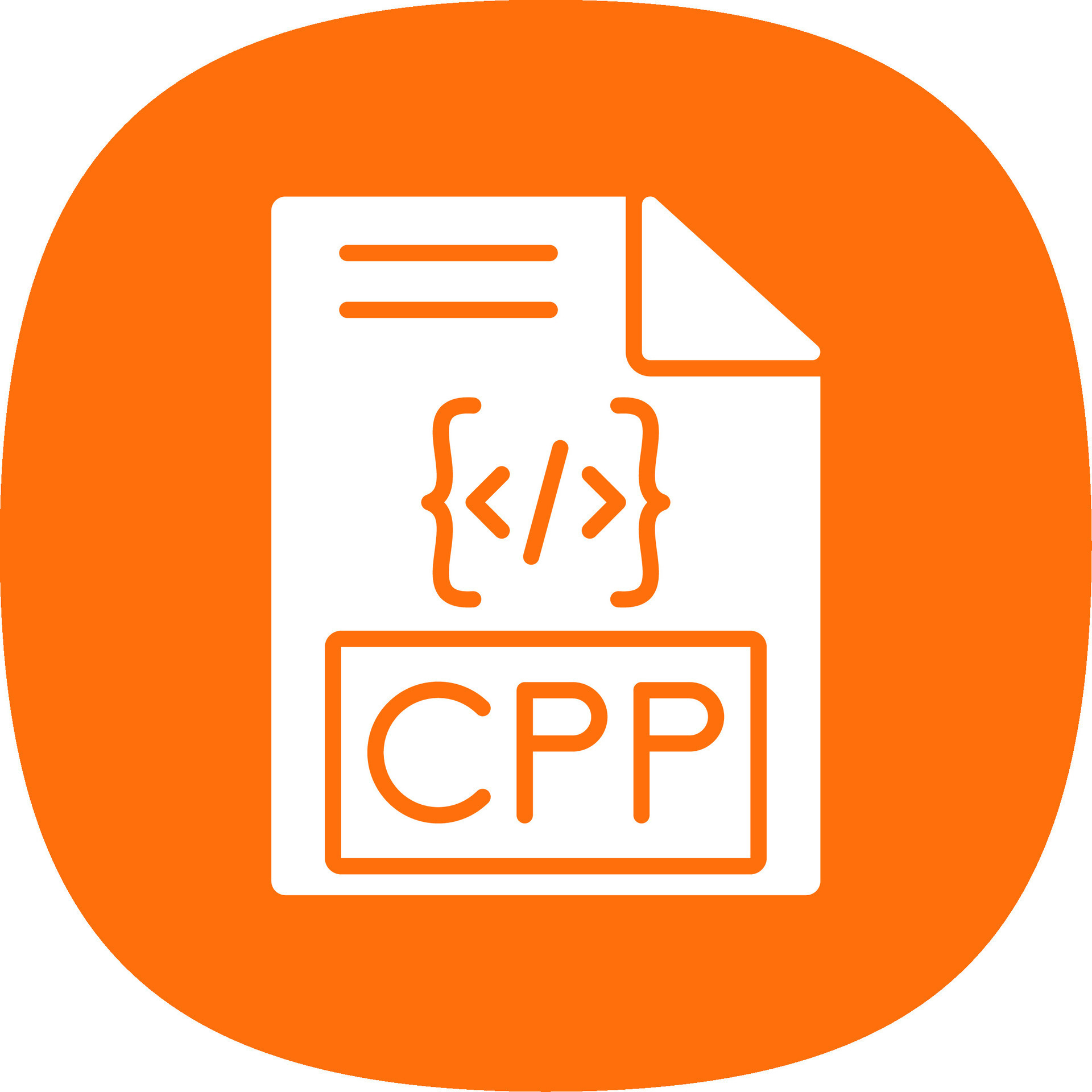 Cpp Glyph Curve Icon Design 43834676 Vector Art at Vecteezy