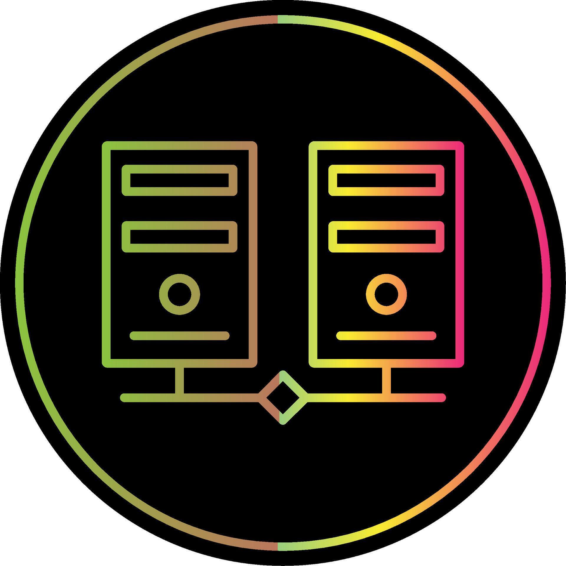 Servers Line Gradient Due Color Icon Design 43840308 Vector Art at Vecteezy