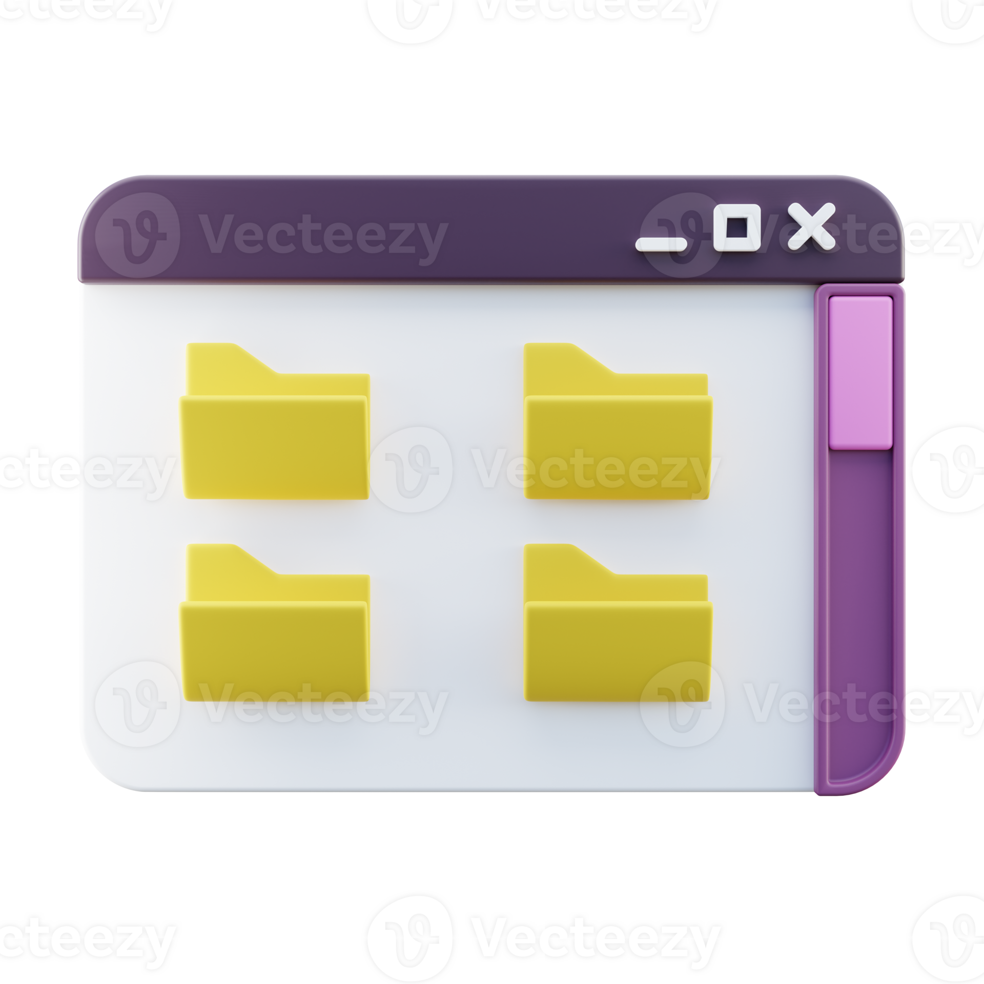 Desktop File Manager 3d Render 43848422 Png