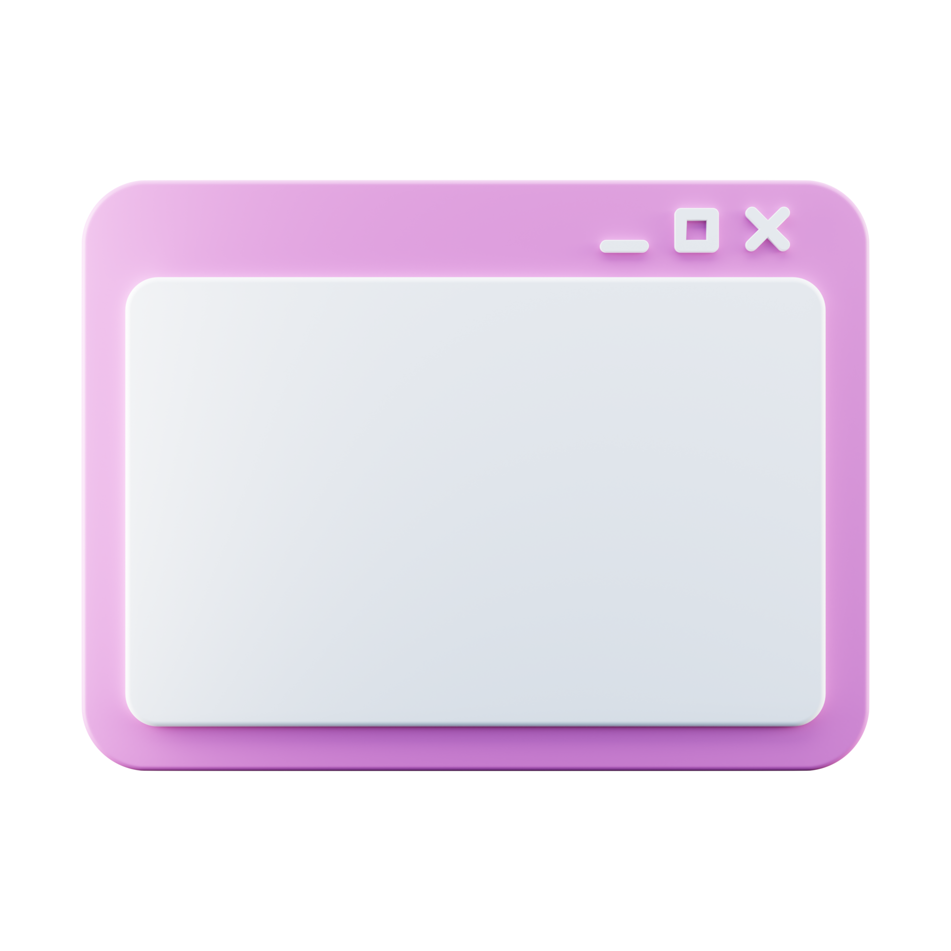 Desktop Pop Up Window 3d Render 43848429 Png