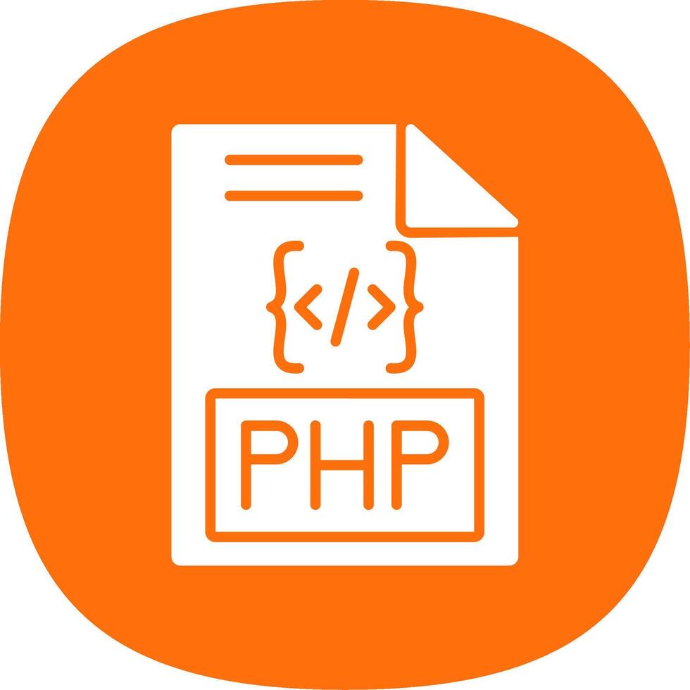 Php Glyph Curve Icon Design 43851418 Vector Art at Vecteezy