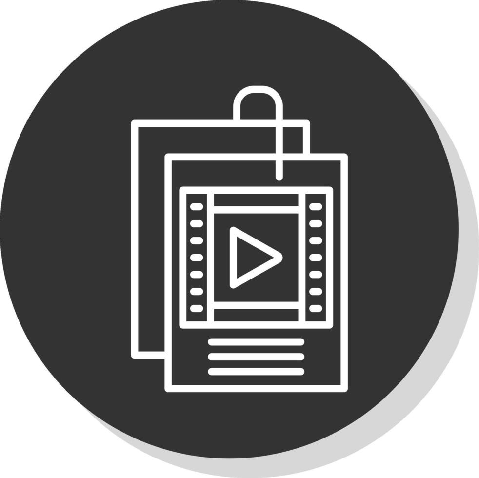 Script Line Shadow Circle Icon Design 43867046 Vector Art at Vecteezy