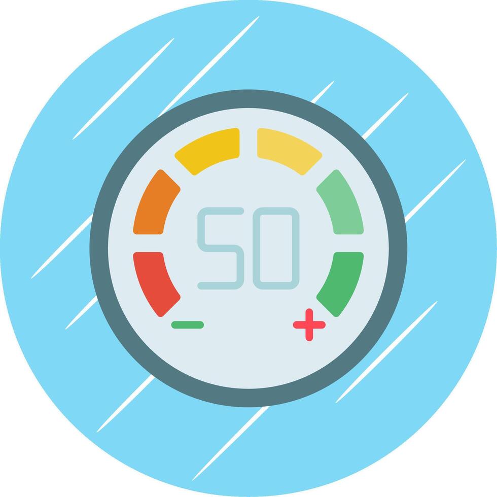 Gauge Flat Circle Icon Design 43869795 Vector Art at Vecteezy