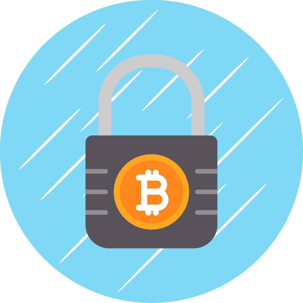 Bitcoin Encryption Flat Circle Icon Design 43872198 Vector Art at Vecteezy
