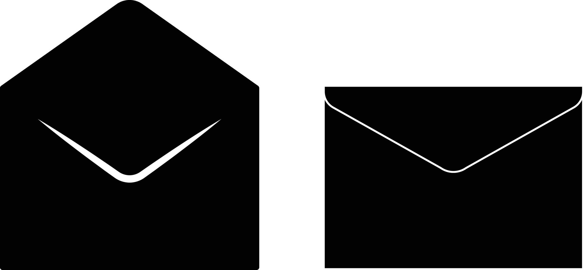 Black Envelope illustration 43875688 Vector Art at Vecteezy