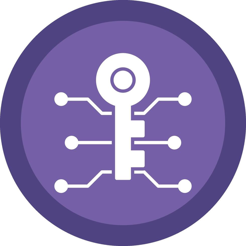 Server Encryption Glyph Due Circle Icon Design 43876722 Vector Art at ...