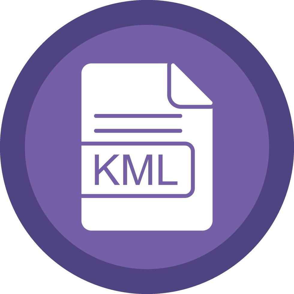 KML File Format Glyph Due Circle Icon Design 43877839 Vector Art at Vecteezy