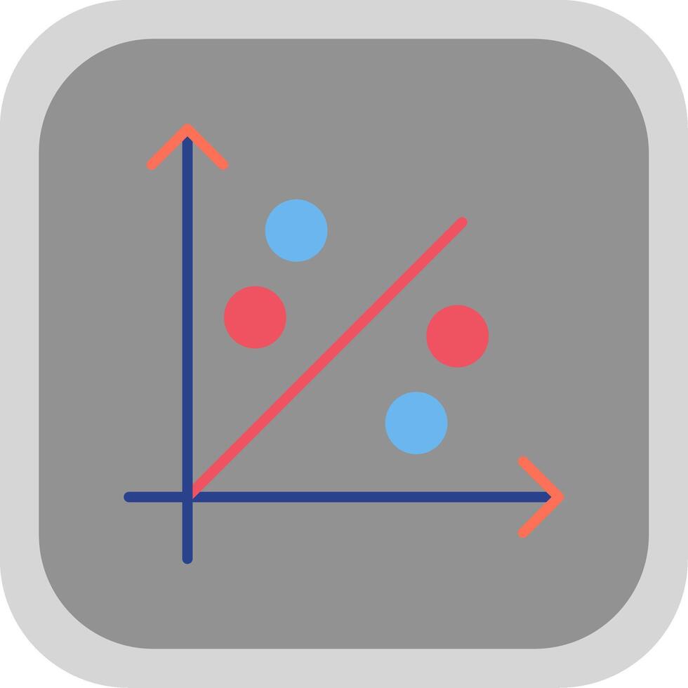 Scatter Graph Flat round corner Icon Design 43883674 Vector Art at Vecteezy