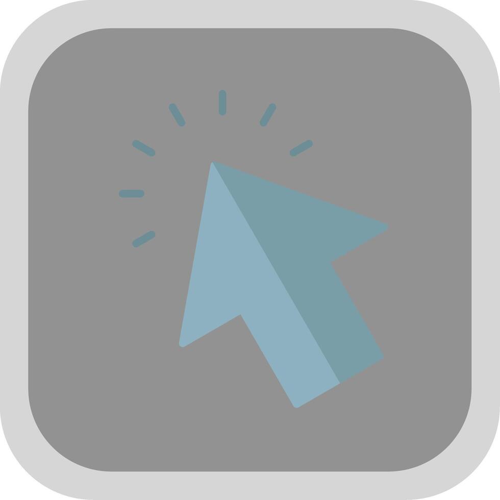 Cursor Flat Round Corner Icon Design 43884530 Vector Art At Vecteezy