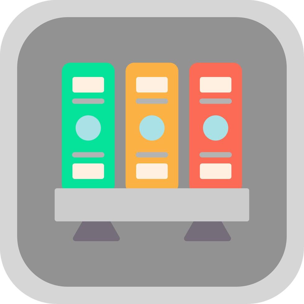 Folder Flat round corner Icon Design 43885717 Vector Art at Vecteezy