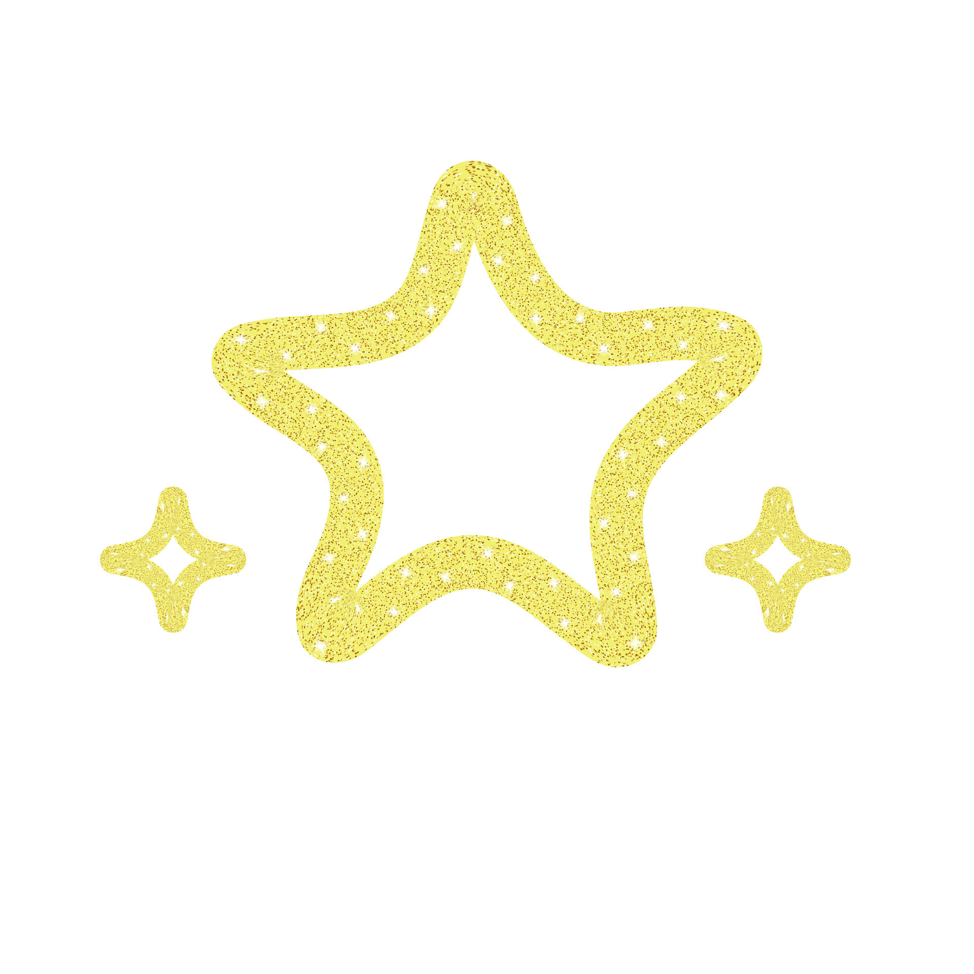 Gold glitter stars isolated. Golden sparkle luxury design element set isolated on white. Gold ...