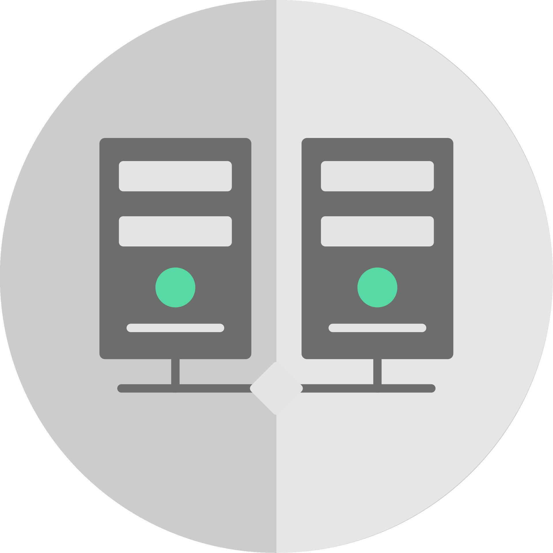 Servers Flat Scale Icon Design 43885837 Vector Art at Vecteezy