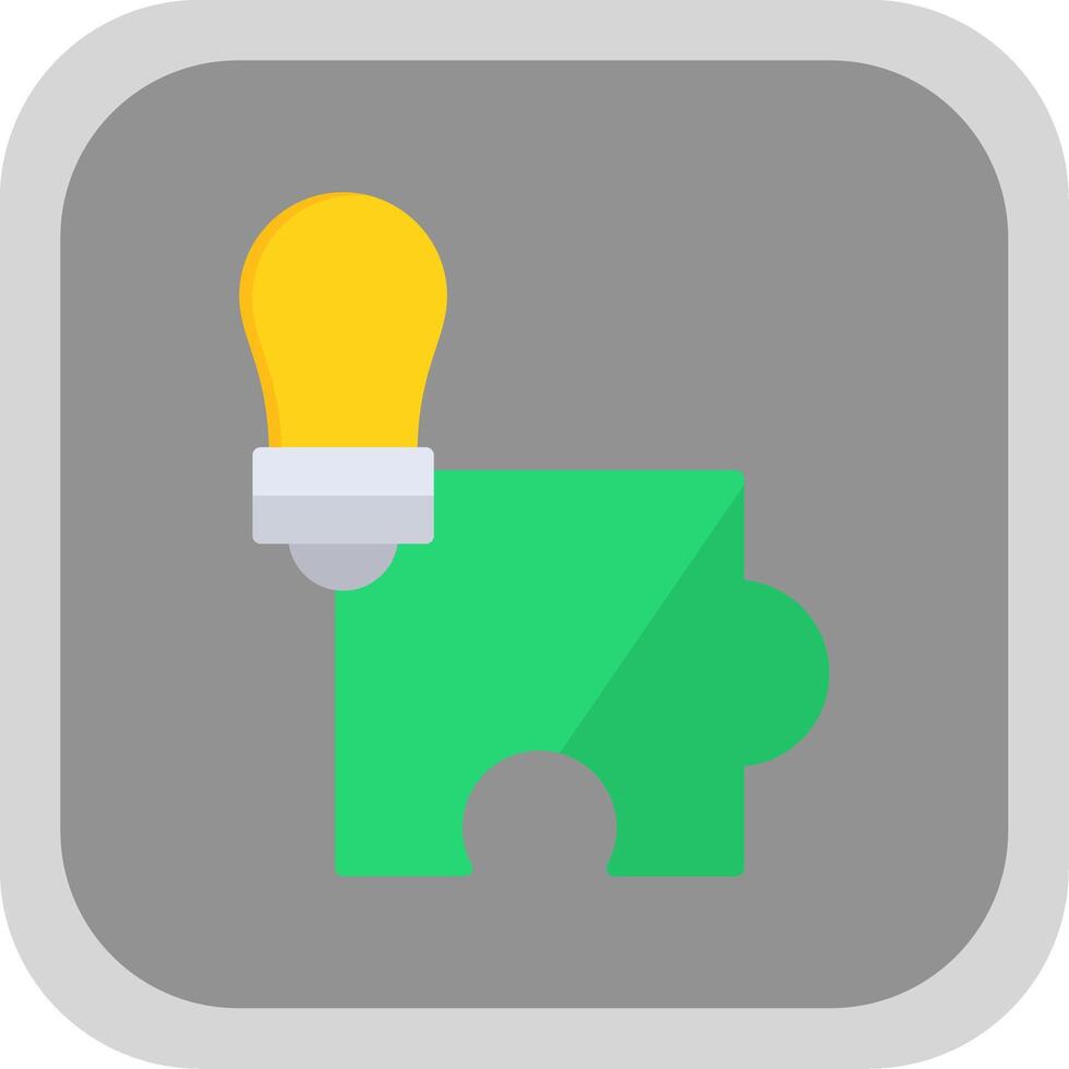 Problem Solving Flat round corner Icon Design 43886807 Vector Art at ...