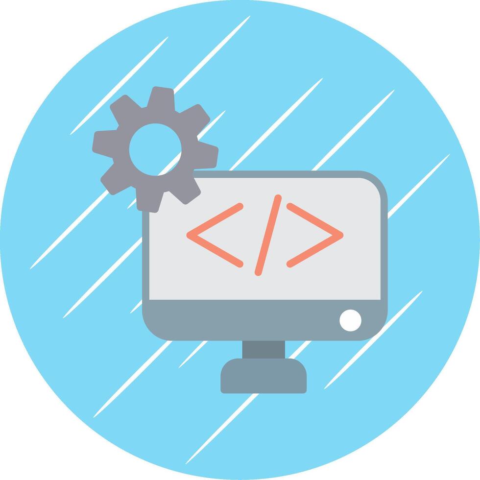 Web Development Flat Circle Icon Design 43892315 Vector Art at Vecteezy