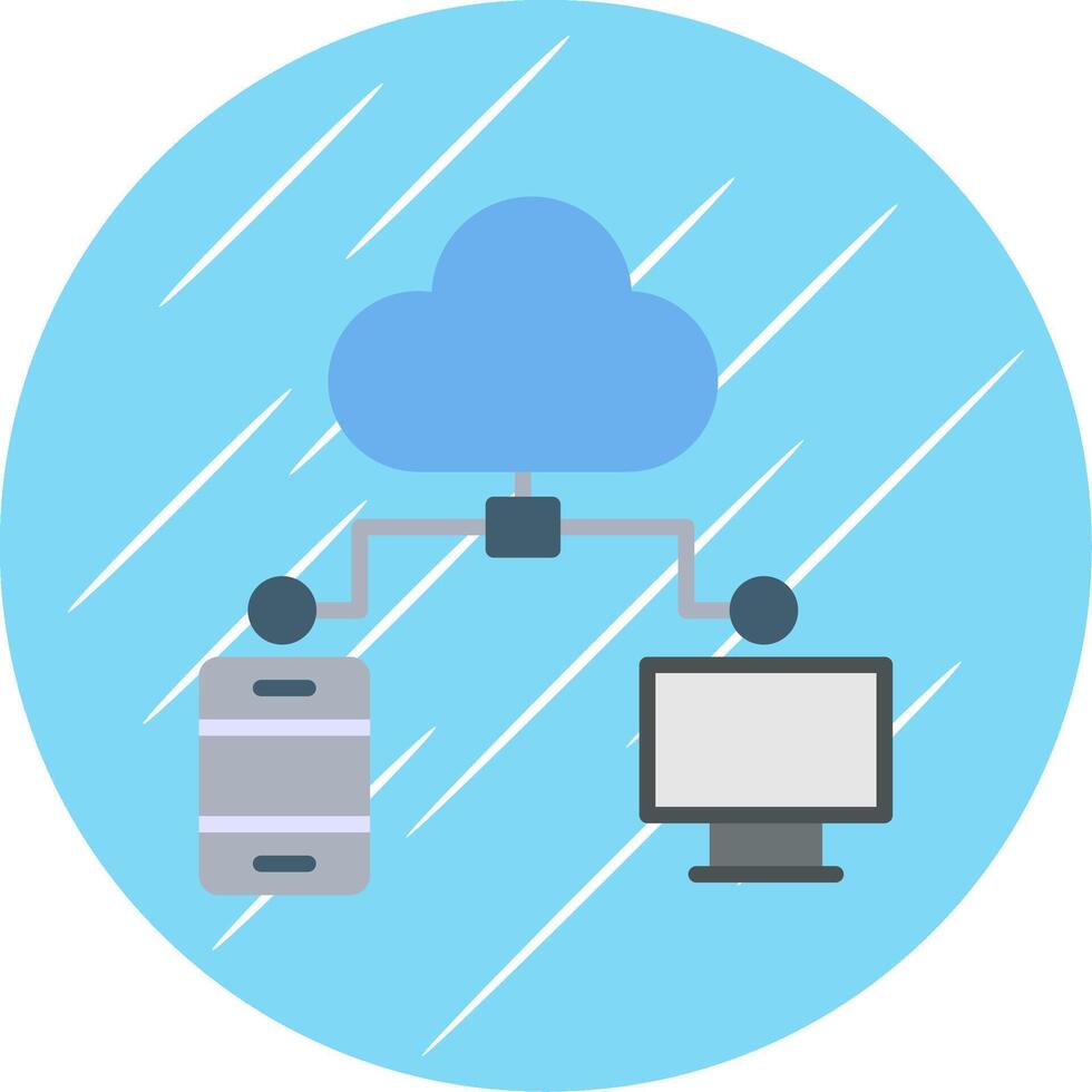 Cloud Computing Flat Circle Icon Design 43893313 Vector Art at Vecteezy