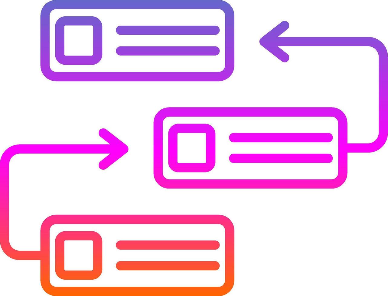 Backlog Line Gradient Icon Design 43893467 Vector Art at Vecteezy