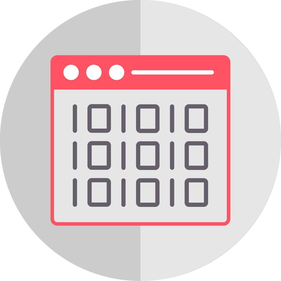 Binary Flat Scale Icon Design 43893935 Vector Art at Vecteezy