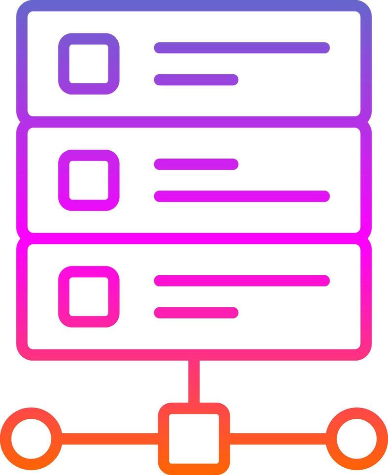 Database Line Gradient Icon Design 43894031 Vector Art at Vecteezy