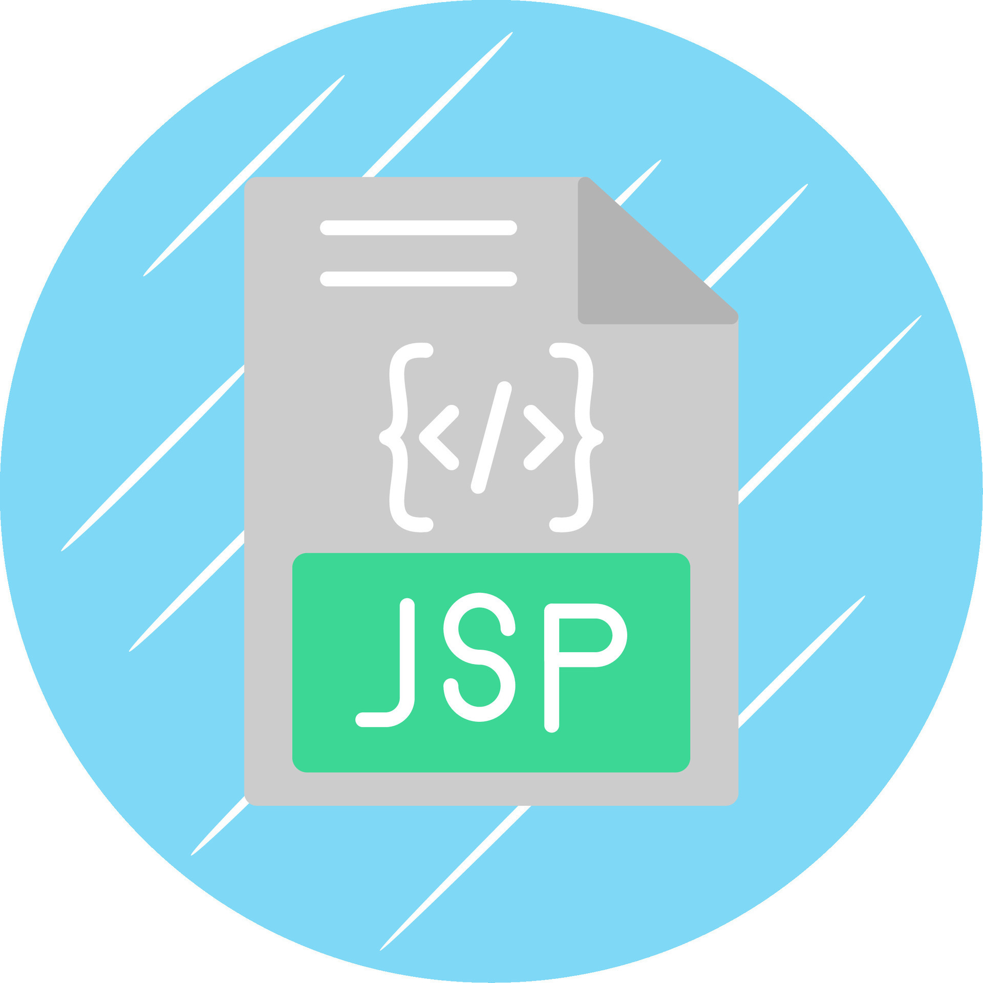 Jsp Flat Circle Icon Design 43897128 Vector Art at Vecteezy