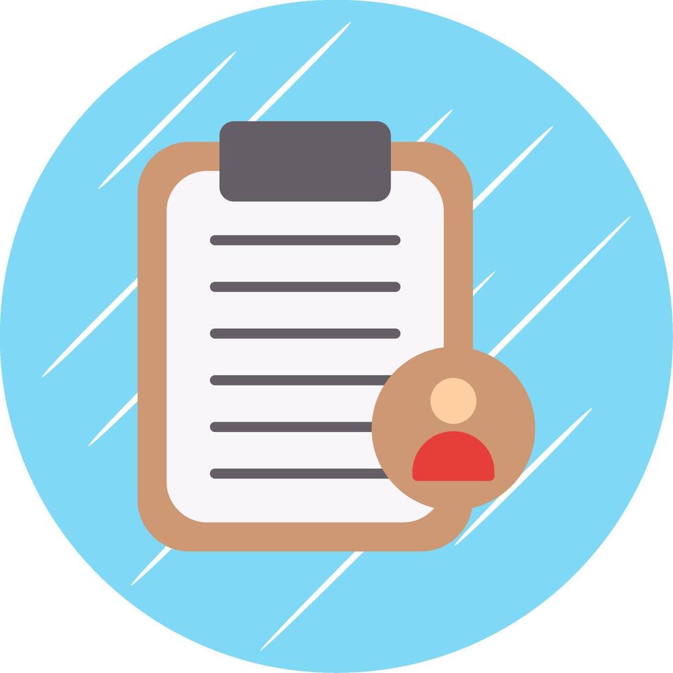 Tasks Flat Circle Icon Design 43897266 Vector Art at Vecteezy