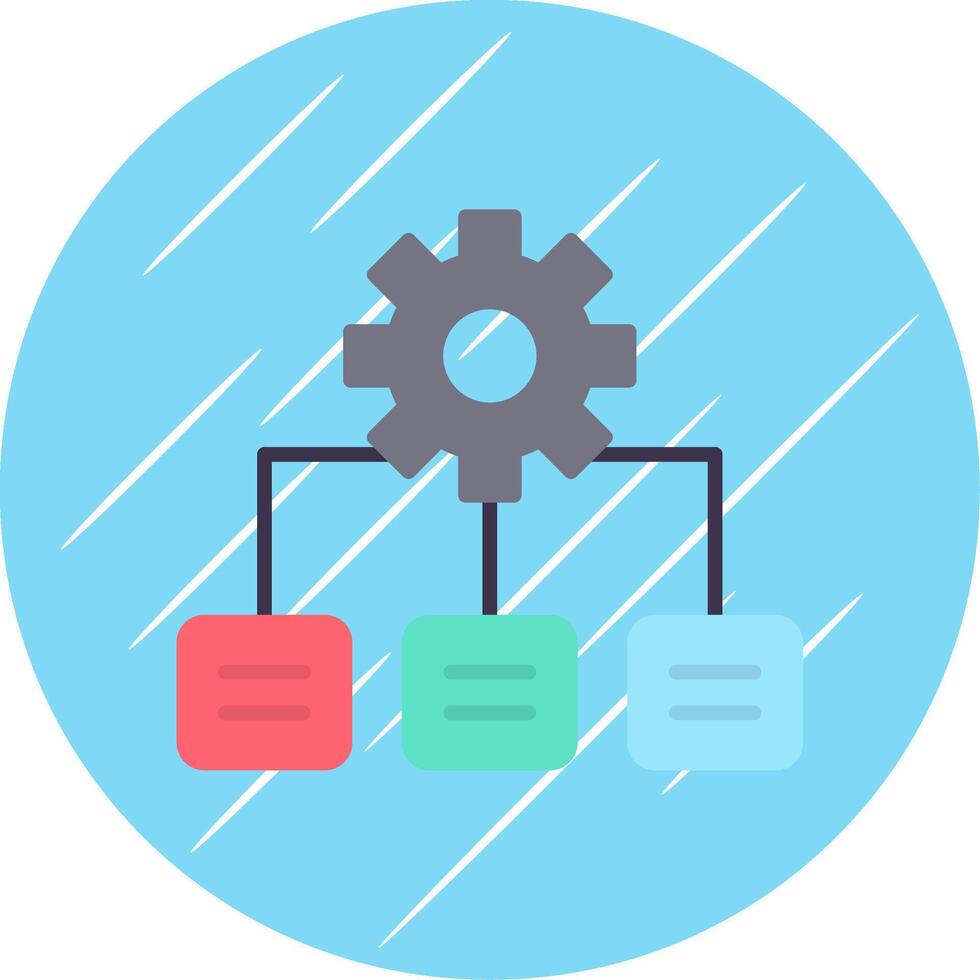 Tasks Flat Circle Icon Design 43897324 Vector Art at Vecteezy