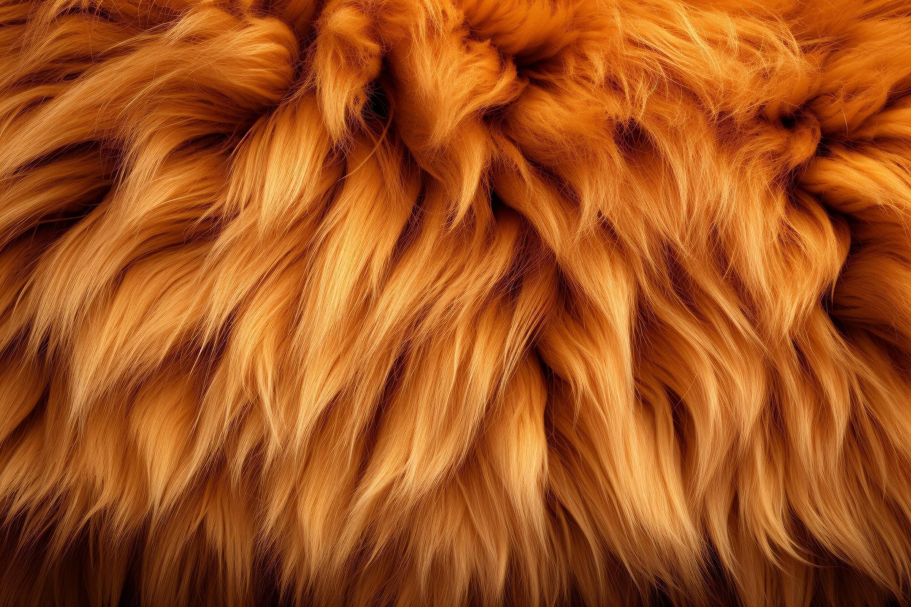 Lion Skin Fur Texture, Lion Fur Background, Fluffy Lion Skin Fur ...