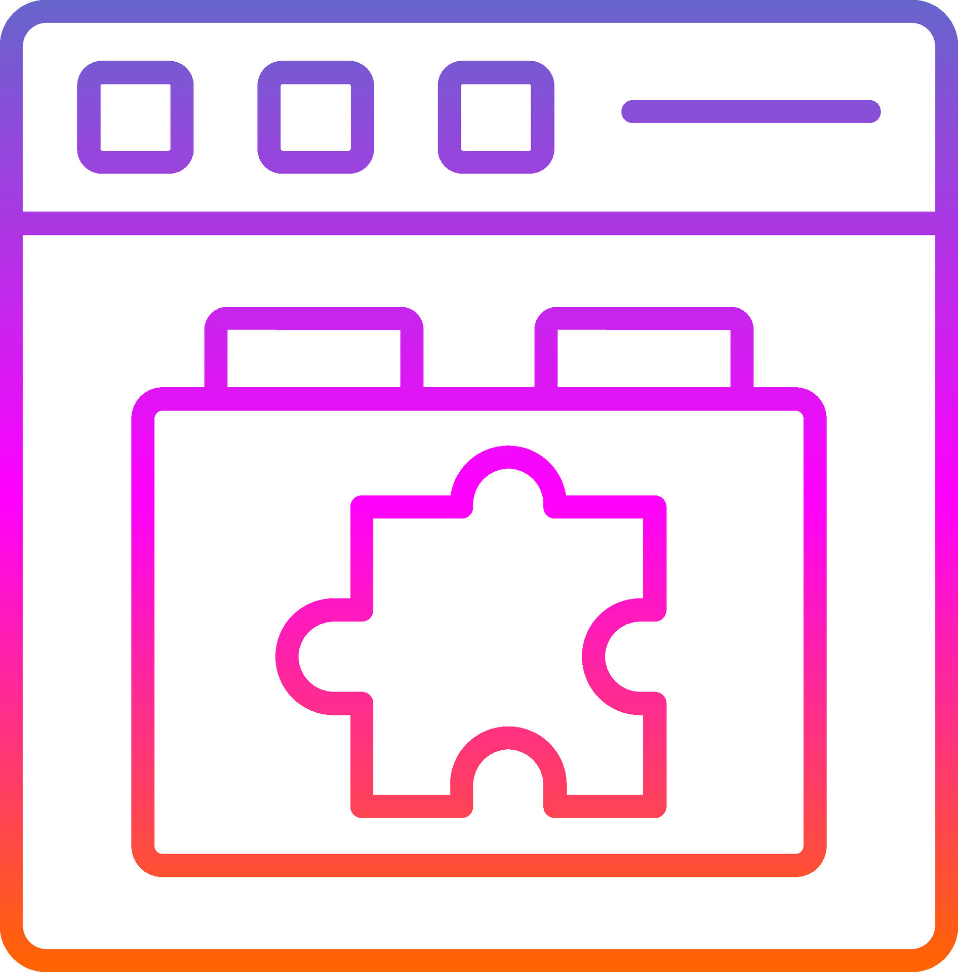 Plugins Line Gradient Icon Design 43900781 Vector Art at Vecteezy