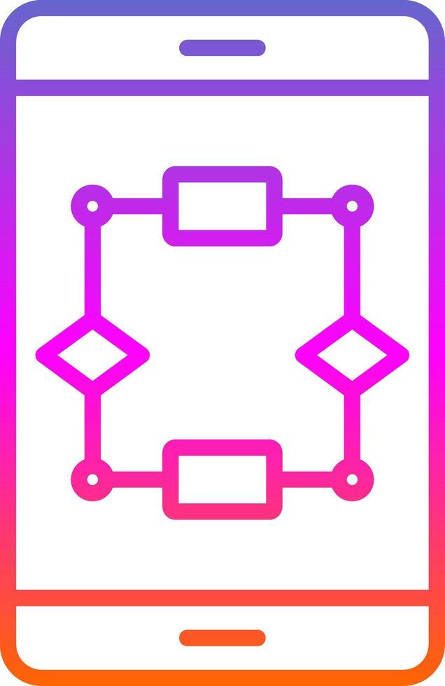 Algorithm Line Gradient Icon Design 43901037 Vector Art At Vecteezy