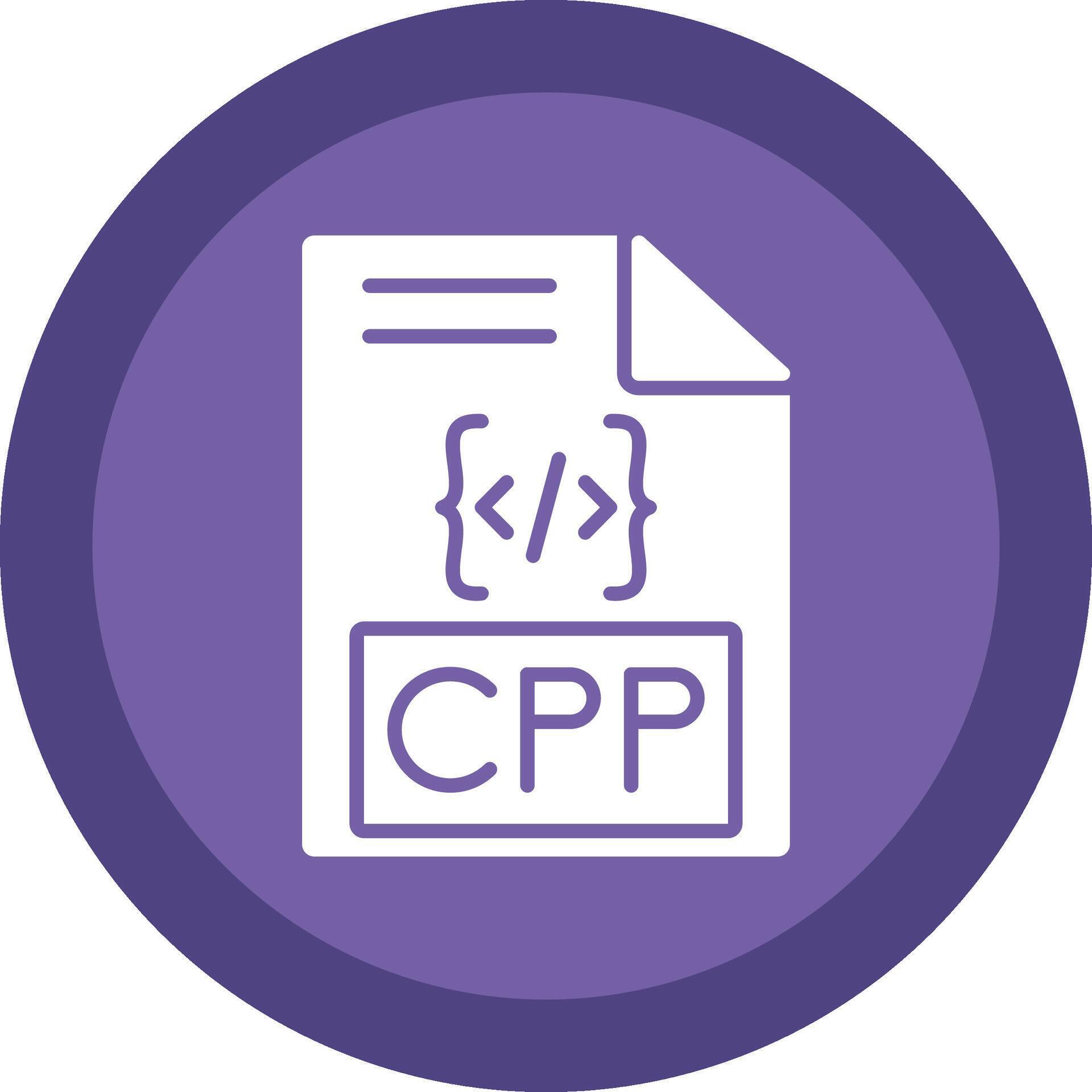 Cpp Glyph Due Circle Icon Design 43915338 Vector Art at Vecteezy